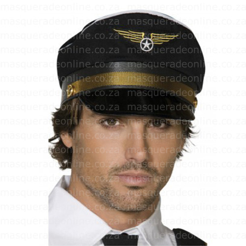 Blue Pilot Hat – Masquerade Costume Hire