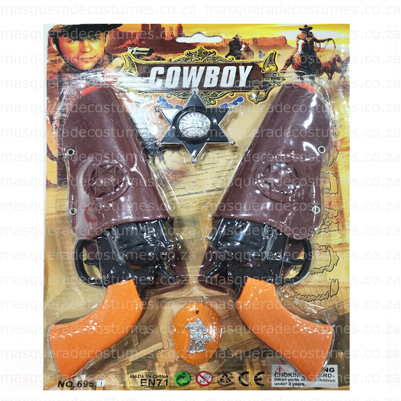 Cowboy Gun and Holster Set – Masquerade Costume Hire