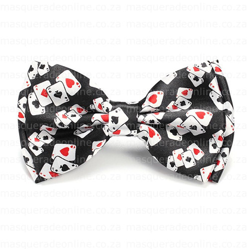 Playing Cards Bow Tie – Masquerade Costume Hire
