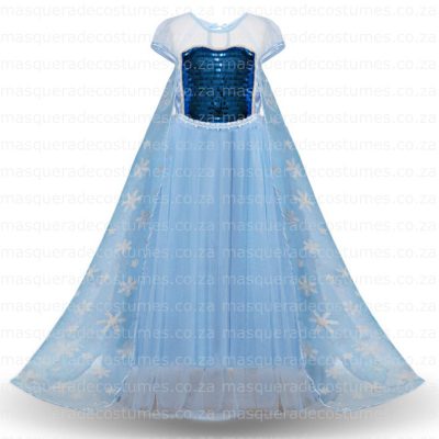 Elsa Inspired Frozen Princess Dress with Sequin Detail – Masquerade ...