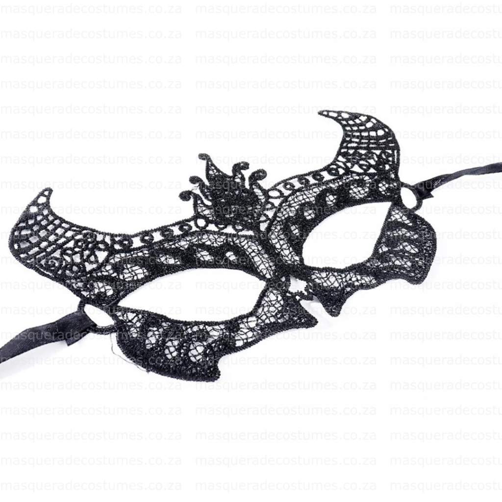 Devil Lace Masquerade Mask – Masquerade Costume Hire