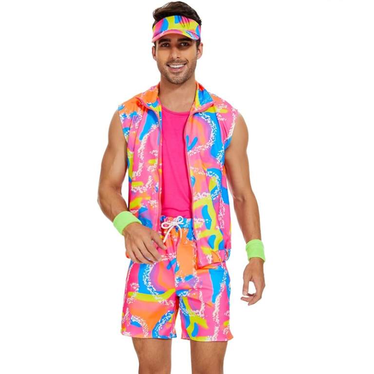 Ken Work-Out Costume – Masquerade Costume Hire