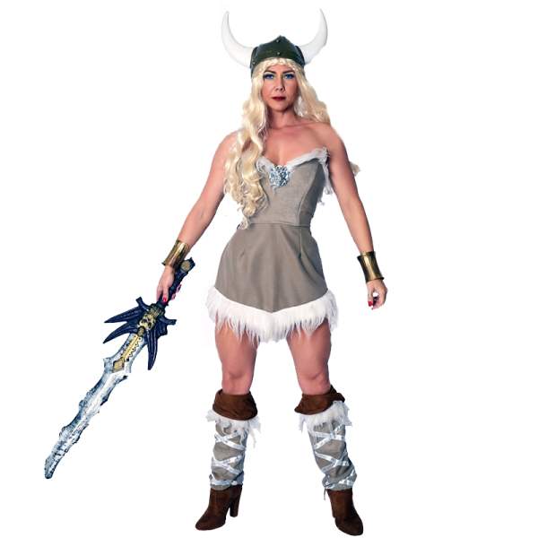 Slay Queen Viking Costume – Masquerade Costume Hire