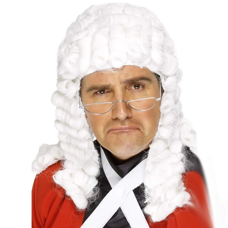 Judge’s Wig – Masquerade Costume Hire