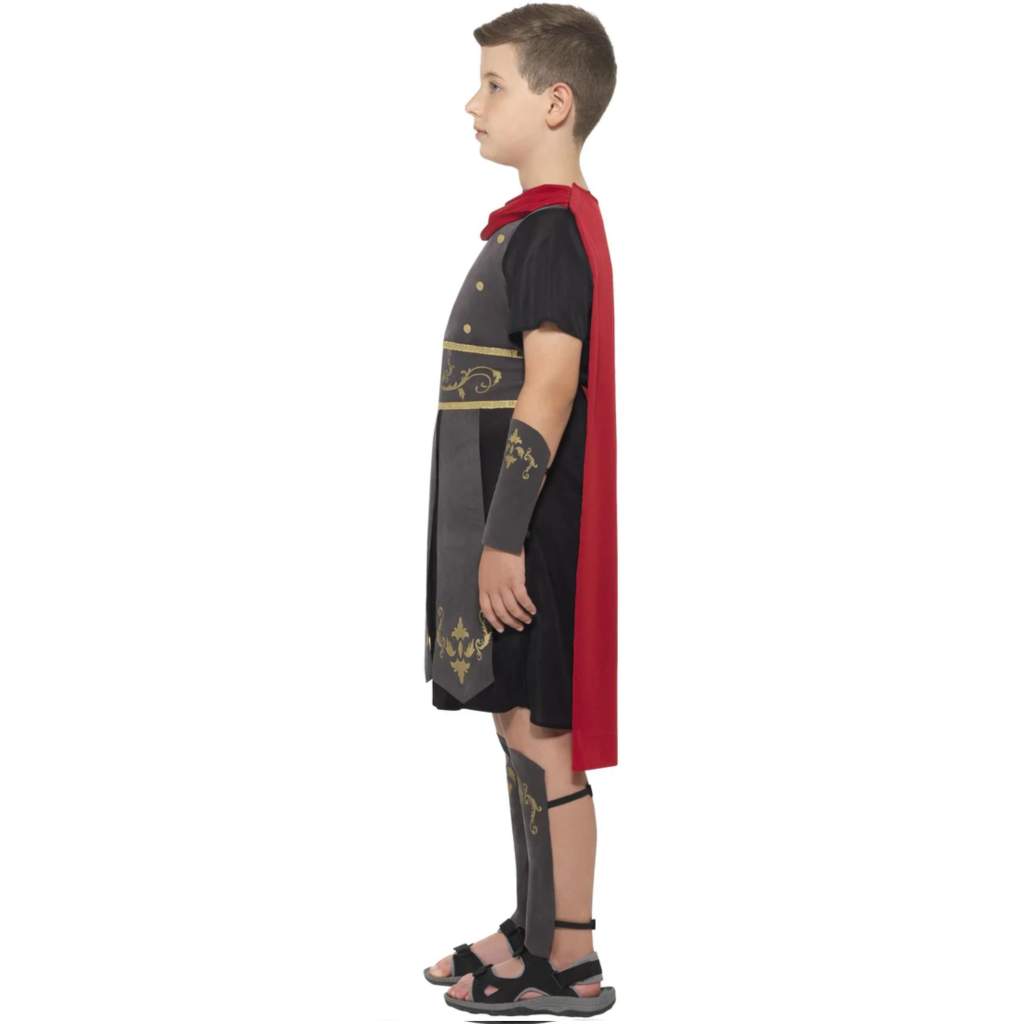 Roman Soldier Costume, Black – Masquerade Costume Hire